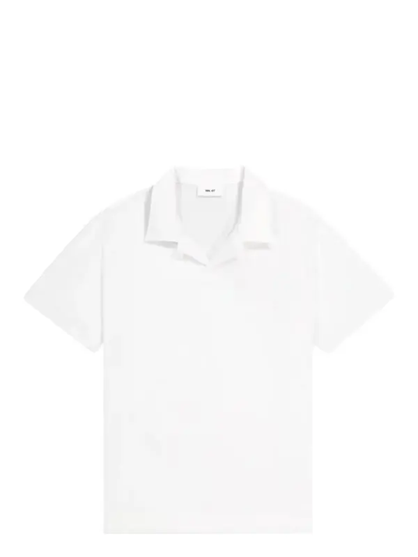 Nn07 Polo-collar T-shirt - White