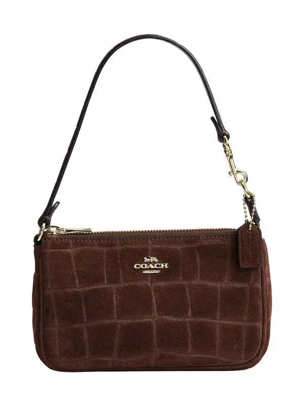COACH OUTLET Nolita 19 Crocodile-embossed Leather Handbag - Gold/maple