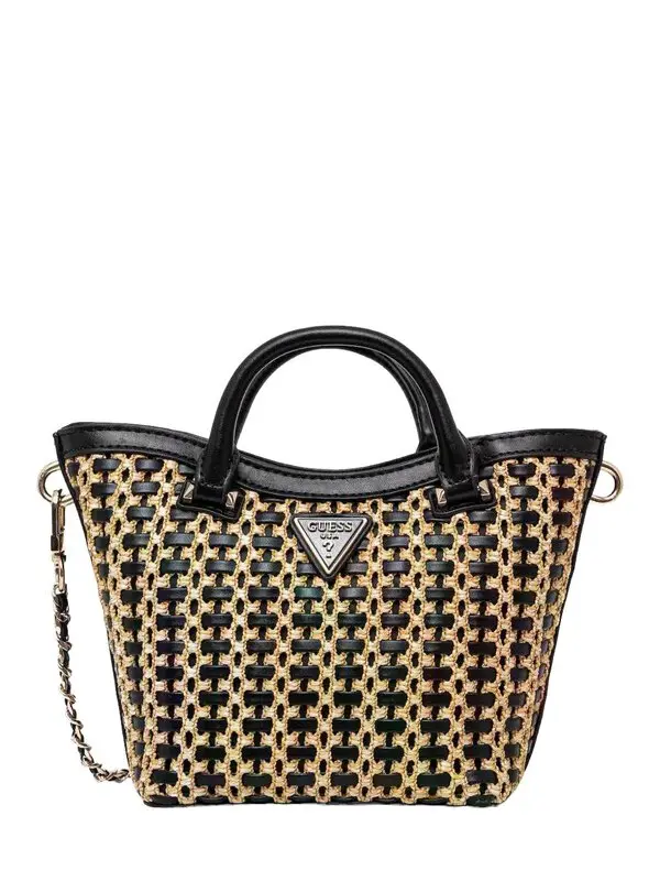 Guess Braided Bucket Bag - Black