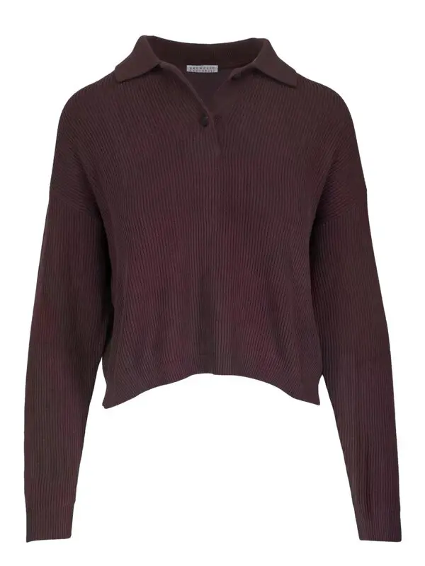 Brunello Cucinelli Ribbed-knit Jumper - Brown