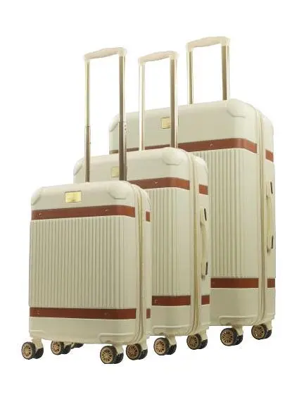 Tommy Bahama 3-piece Hard-sided Luggage Set - Cream