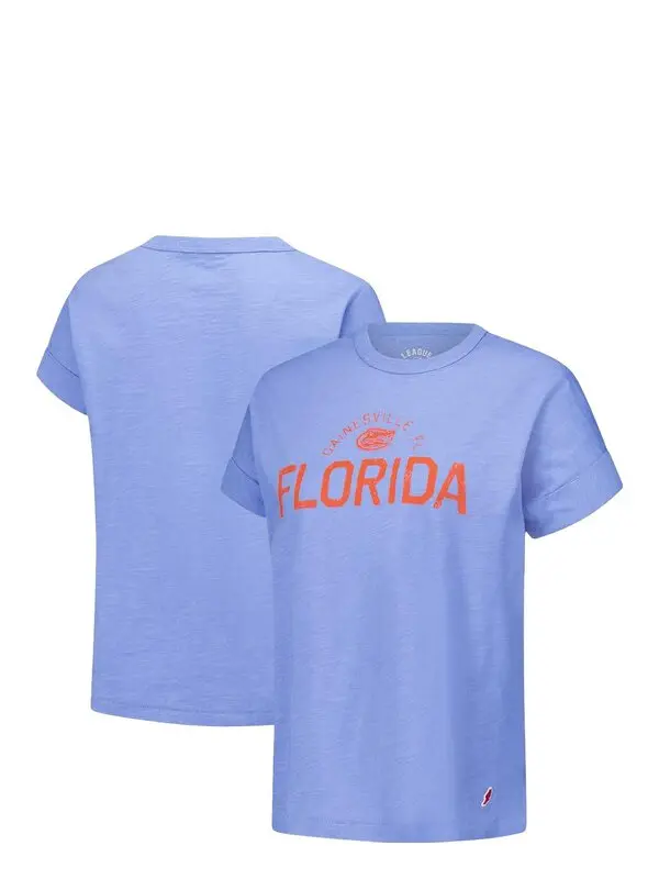 LEAGUE COLLEGIATE WEAR Florida Gators Slub Rolled Cuff T-shirt - Royal