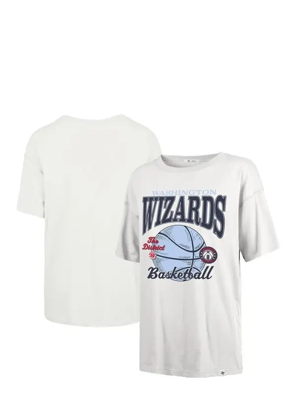 '47 Washington Wizards City Edition Down Court Sadie T-shirt - White
