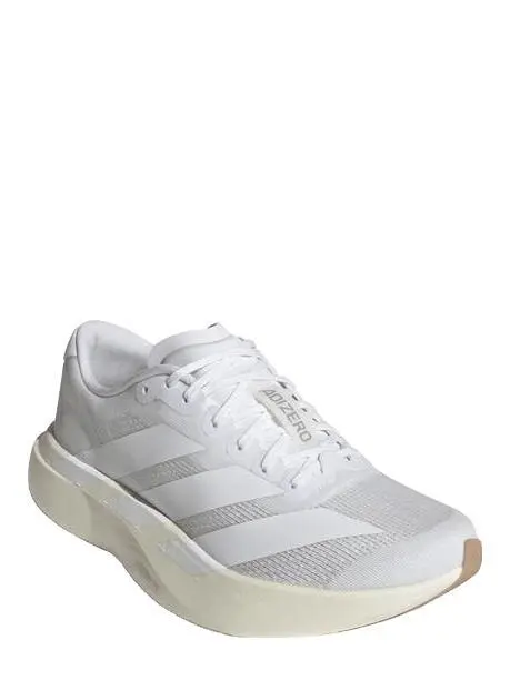 Adidas Adizero Evo Sl Running Shoe - White/white/warm Sandstone