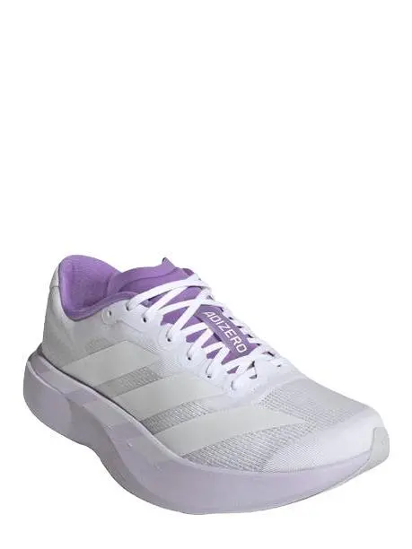 Adidas Adizero Evo Sl Running Shoe - White/zero Met./purple