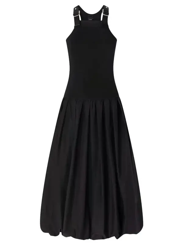 Pinko Adjustable A-line Midi Dress - Black