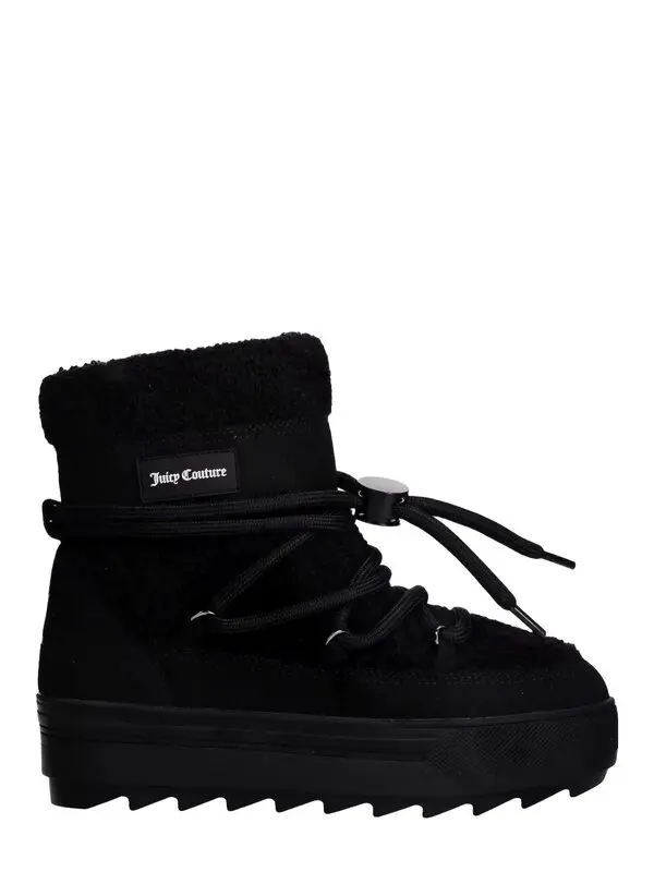Juicy Couture Logo-tag Snow Boots - Black