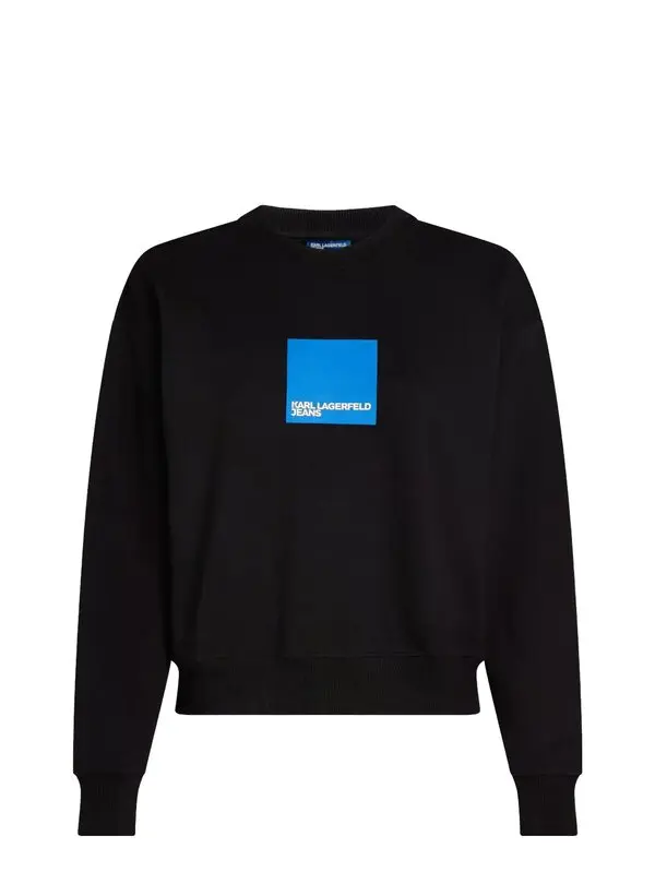 Karl Lagerfeld Box Logo Sweatshirt - Black