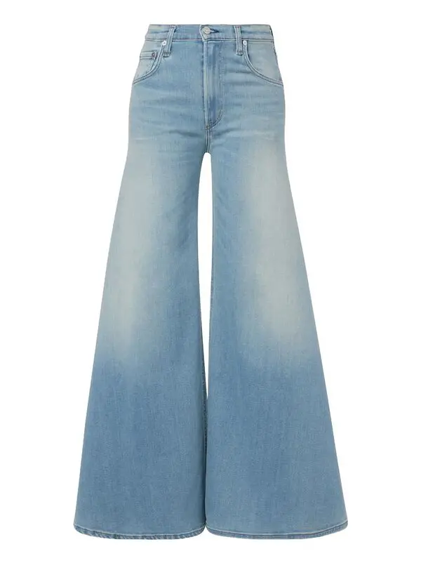 Citizens Of Humanity Amari High-rise Wide-leg Jeans - Blue