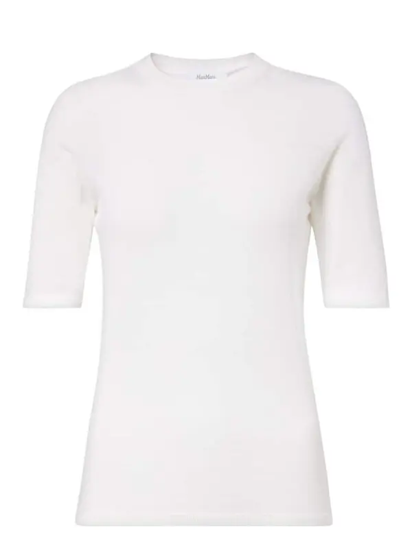 Max Mara Gerico Virgin Wool Top - White