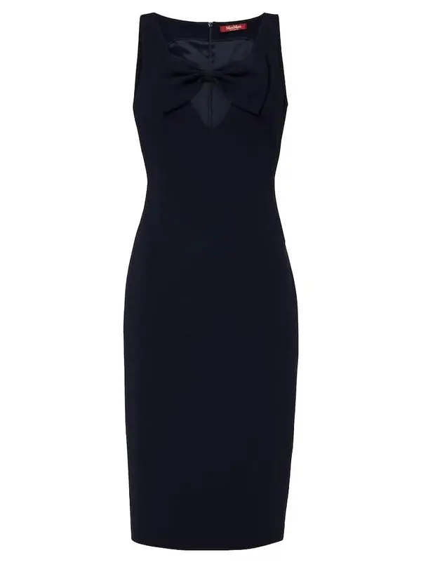 Max Mara Alfiero Cady Midi Dress - Blue