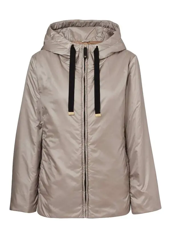 Max Mara The Cube Greenh Padded Canvas Jacket - Grey
