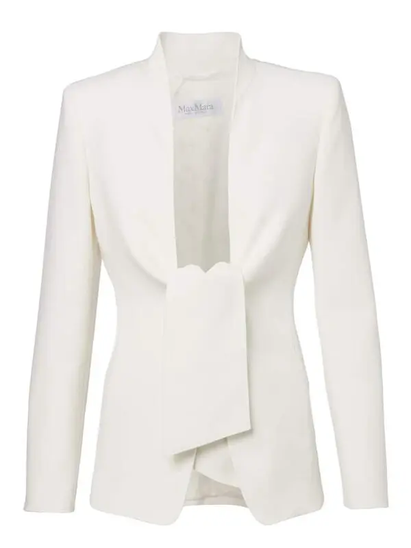 Max Mara Ghiotto Cady Blazer - White