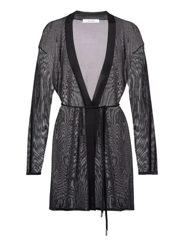 Max Mara Danza Viscose Cardigan - Black