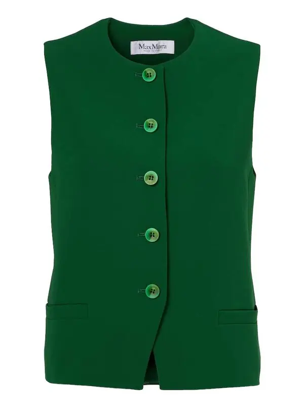 Max Mara Denver Cady Vest - Green