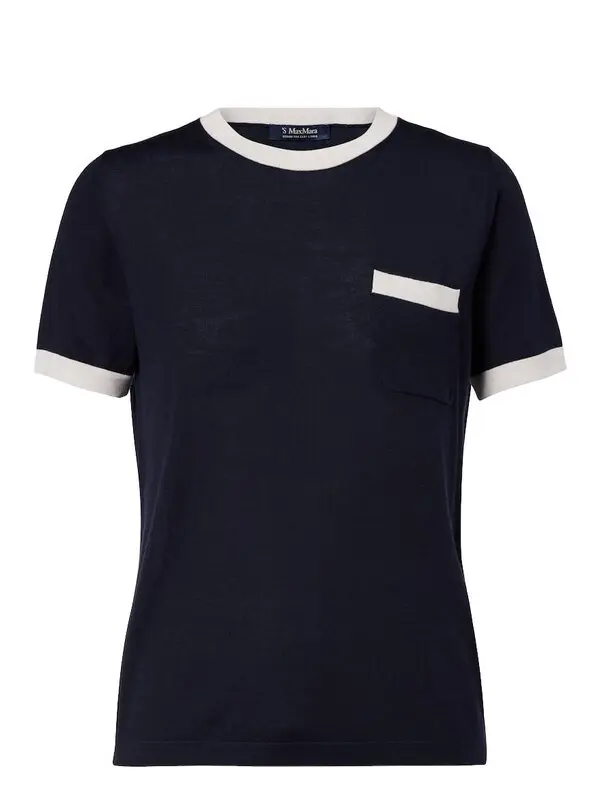 Max Mara Egidio Virgin Wool Top - Black