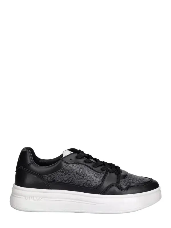 Guess Lace-up Sneakers - Black