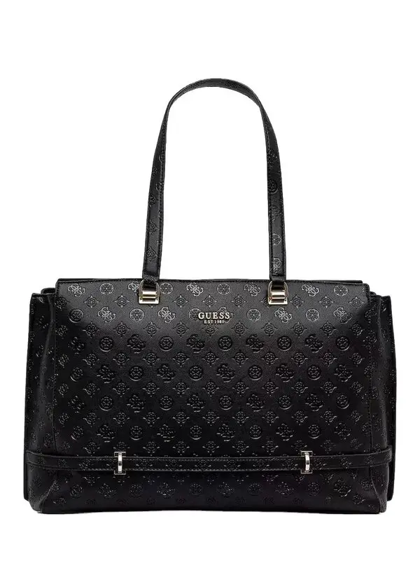 Guess Monogram Luggage - Black