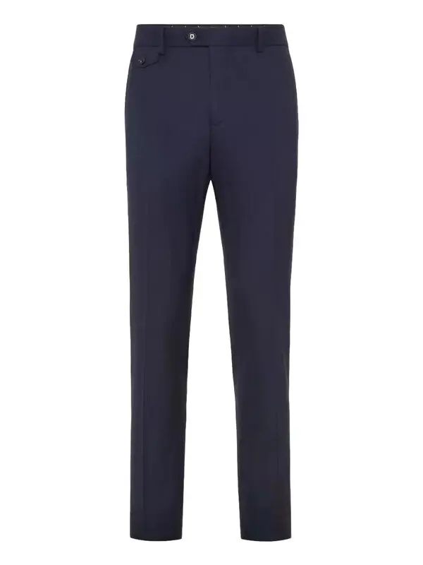 BILLIONAIRE Button-fastening Trousers - Blue