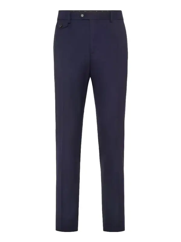 BILLIONAIRE Button-fastening Trousers - Blue
