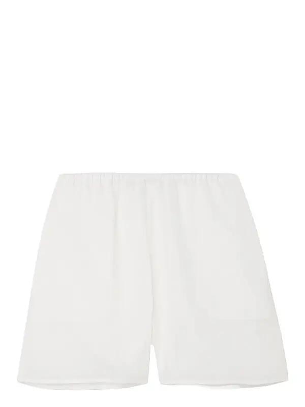 TOTEME Ramie Shorts - White