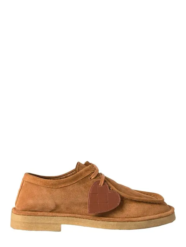 Bottega Veneta Intrecciato Leather-trimmed Suede Loafers - Brown