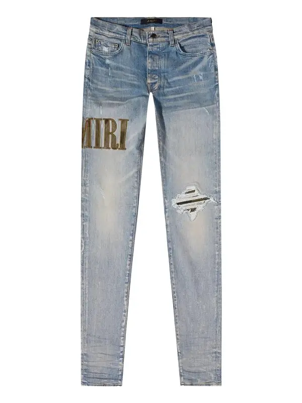 Amiri Core Appliqué Jean - Blue