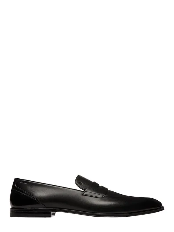 Bally Windsor Leather Penny Loafers - Black