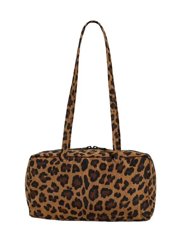 Baggu Nylon Bowler Bag - Leopard