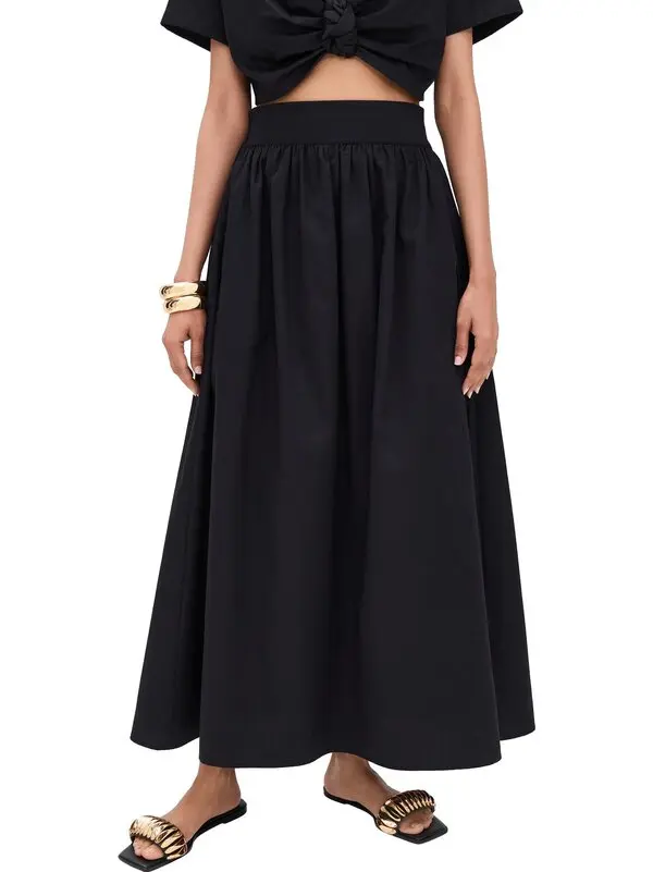 DE LORETA Ariadna Skirt - Black