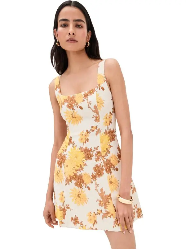 Faithfull The Brand Felice Mini Dress - Midsummer Floral