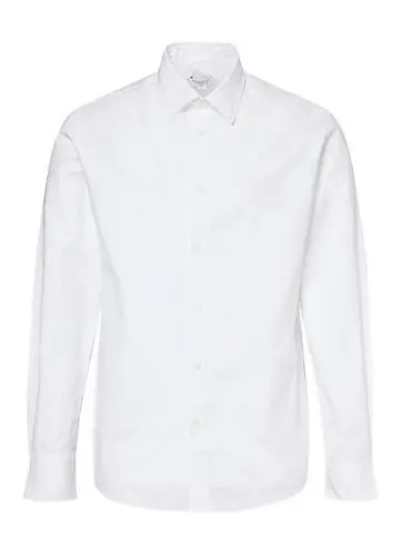 Sunspel Oxford Long-sleeve Cotton Shirt - White