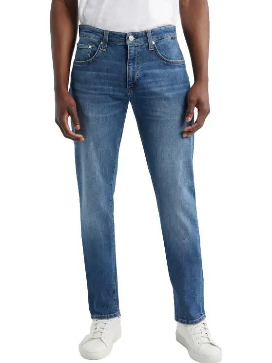 MAVI Marcus Slim Straight Leg Jeans - Dark Brushed Classic Blue