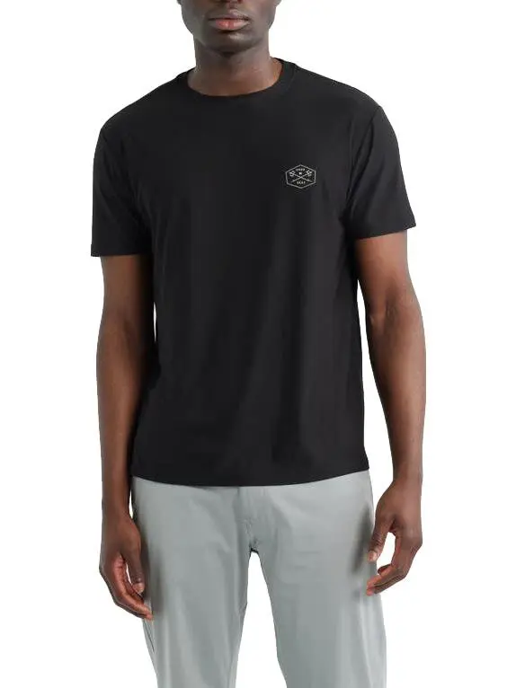 DARK SEAS No Sweat Short Sleeve T-shirt - Black