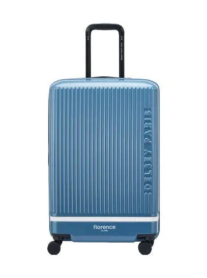 FLORENCE BY MILLS Spin Me Away Expandable 24" Medium Spinner Suitcase - Zinc Blue