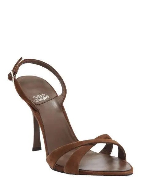 Jeffrey Campbell Marielle Slingback Sandal - Espresso Suede