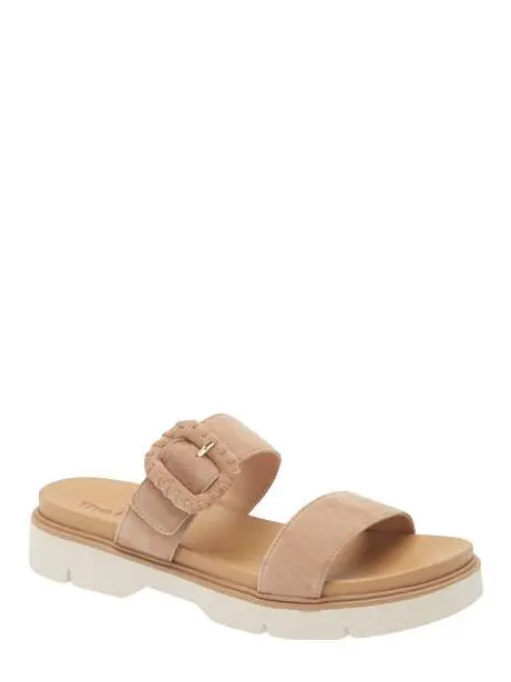 The Flexx Atena Platform Slide Sandal - Terra Camoscio