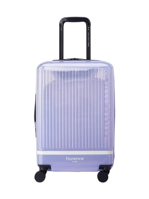 FLORENCE BY MILLS 20-inch Carry-on Spinner Suitcase - Translucent Purple