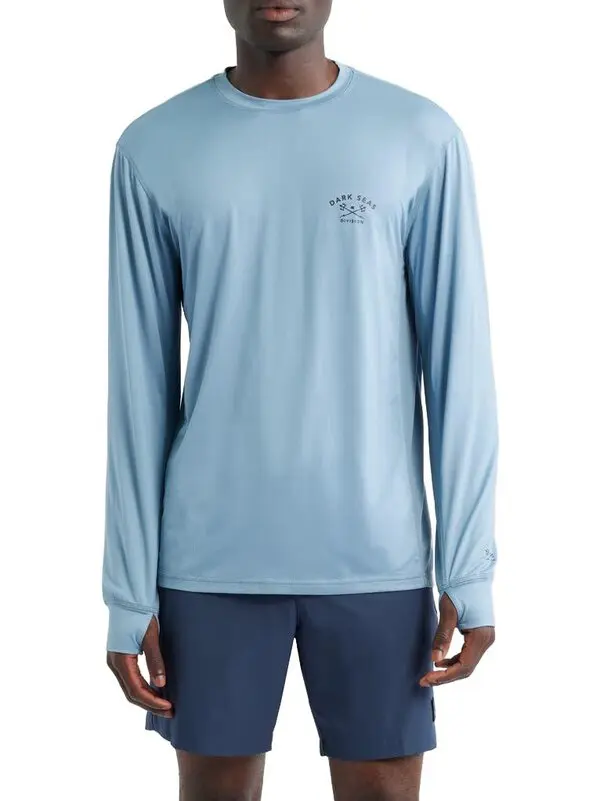 DARK SEAS Bimini Long-sleeve T-shirt - Blue