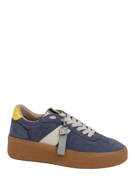 SHU SHOP Stacey Platform Sneaker - Blue Suede
