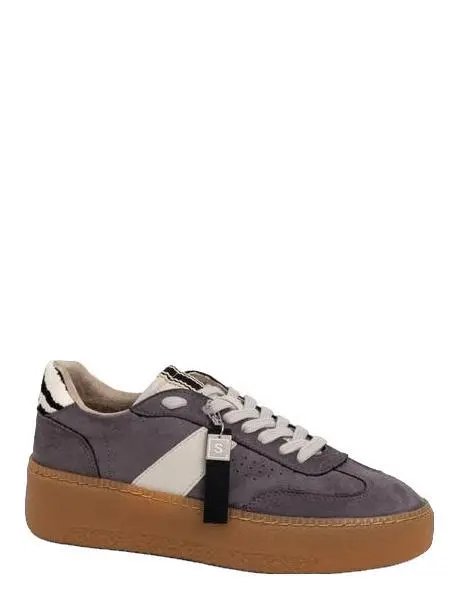 SHU SHOP Stacey Platform Sneaker - Grey Suede