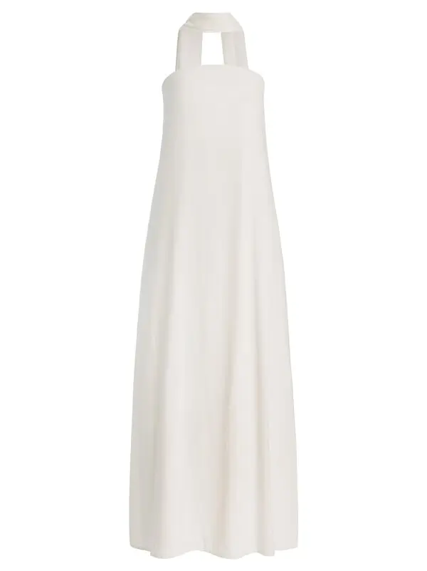 THIRD FORM Bia Tie-neck Strapless Maxi Dress - White