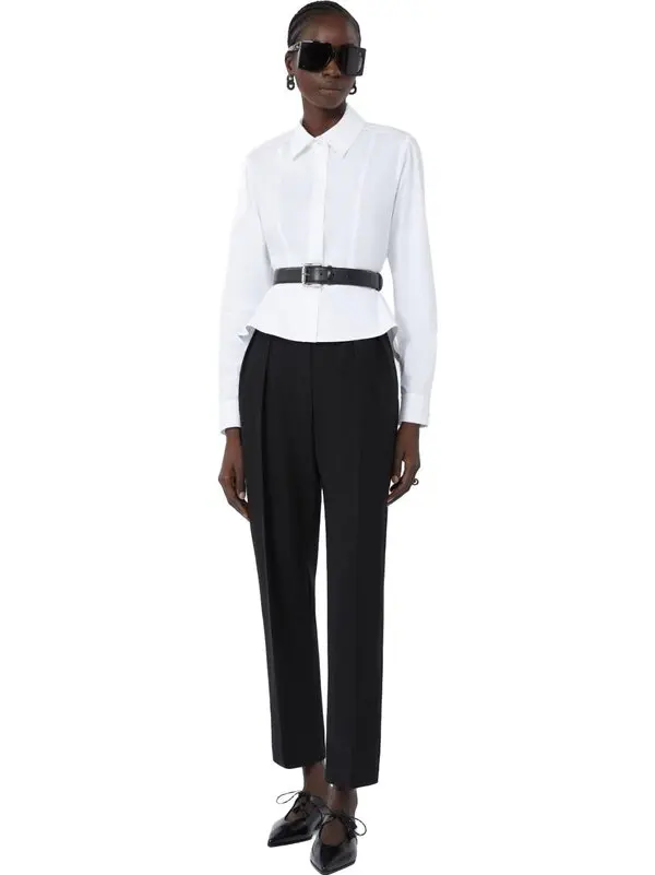 Max Mara Cotton Poplin Shirt - Optical White