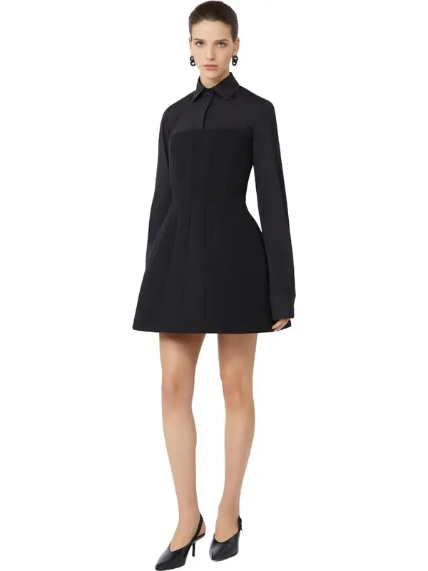 Max Mara Sable Bustier Mini Dress - Black