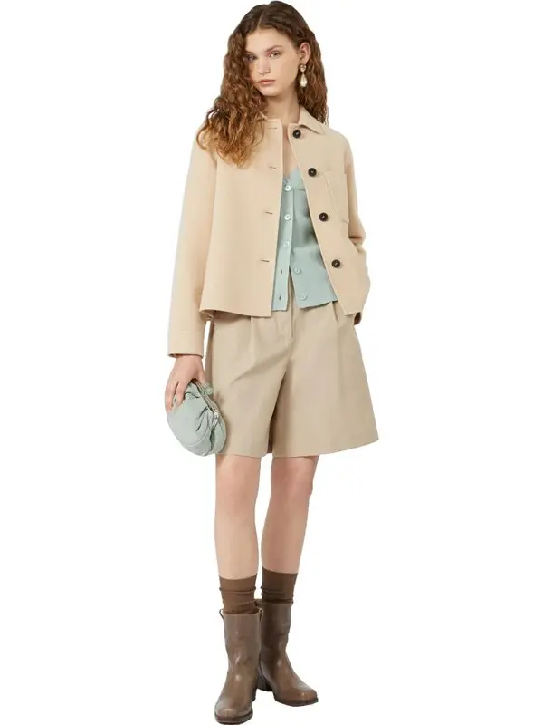 Max Mara Wool Shirt Jacket - Ivory