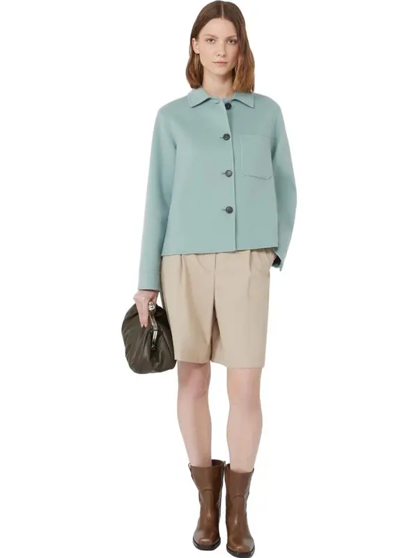 Max Mara Wool Shirt Jacket - Jade