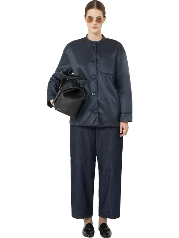 Max Mara Padded Shirt Jacket - Midnightblue