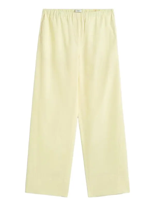 TOTEME Twisted Seam Boxer Trousers - Straw