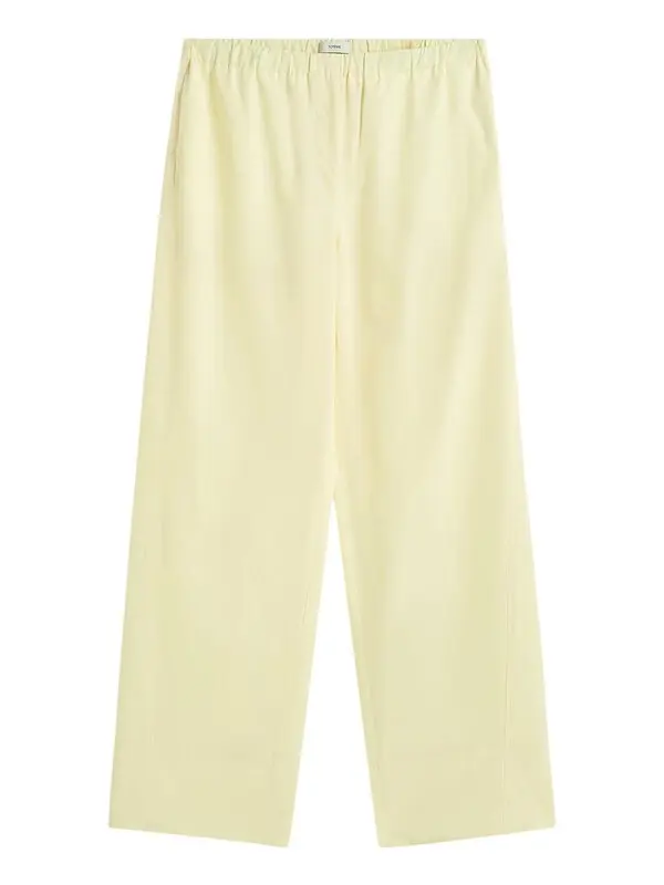 TOTEME Twisted Seam Boxer Trousers - Straw