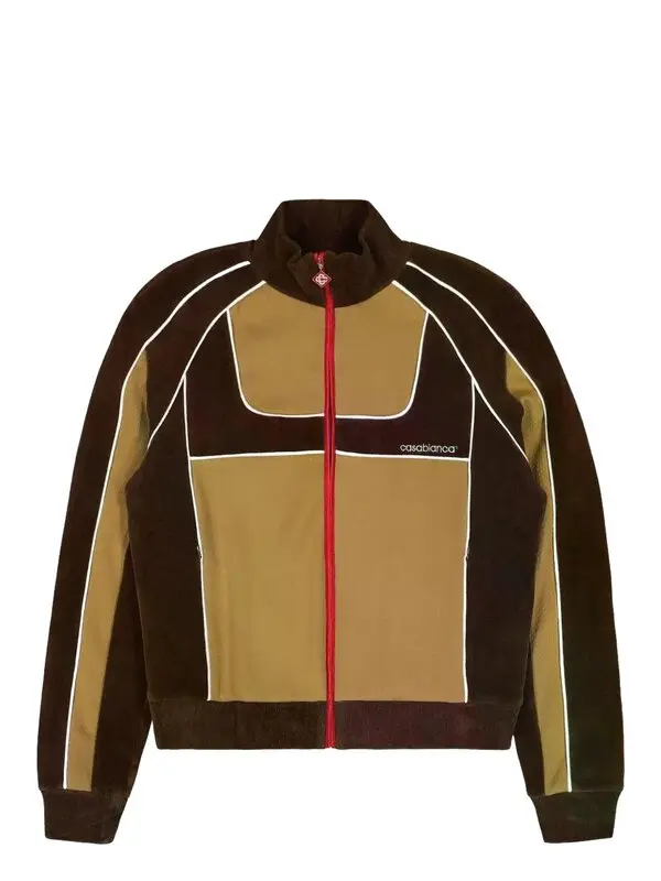 Casablanca Two-tone Track Jacket - Brown